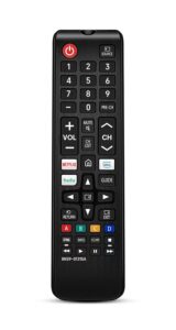 universal remote-control for samsung smart-tv, control replacement fit for 4k uhd qled hdtv led tvs, with hulu netflix prime-video buttons