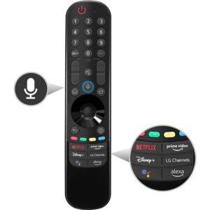 magic remote an-mr22ga replacement lg smart tv remote with alexa voice and pointer function universal lg remote control for lg uhd oled qned nanocell 4k 8k 2017 2018 2019 2020 2021 2022 2023 models