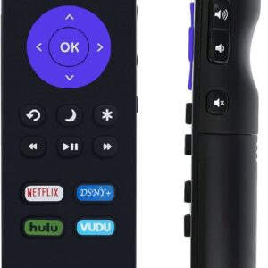 Universal Remote for ONN Roku TV Remote, Compatible with All ONN Roku TVs 4K UHD LCD Smart HDTV with Netflix Disney Hulu Vudu App Keys