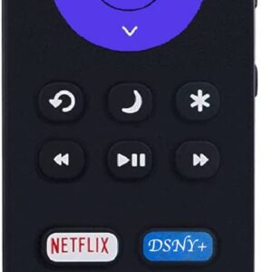 Universal Remote for ONN Roku TV Remote, Compatible with All ONN Roku TVs 4K UHD LCD Smart HDTV with Netflix Disney Hulu Vudu App Keys