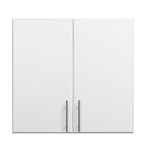 Home Square 2 Piece Wood Wall Cabinet Set in White