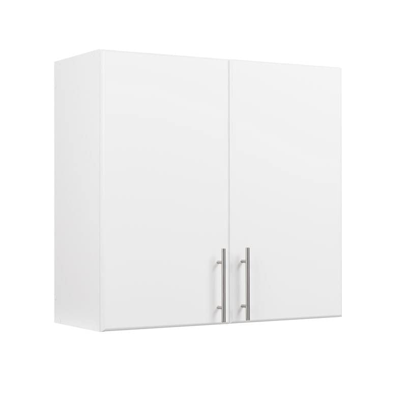 Home Square 2 Piece Wood Wall Cabinet Set in White