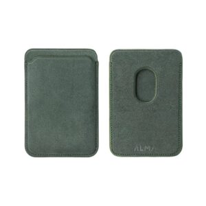 alma alcantara cardholder (forest green)