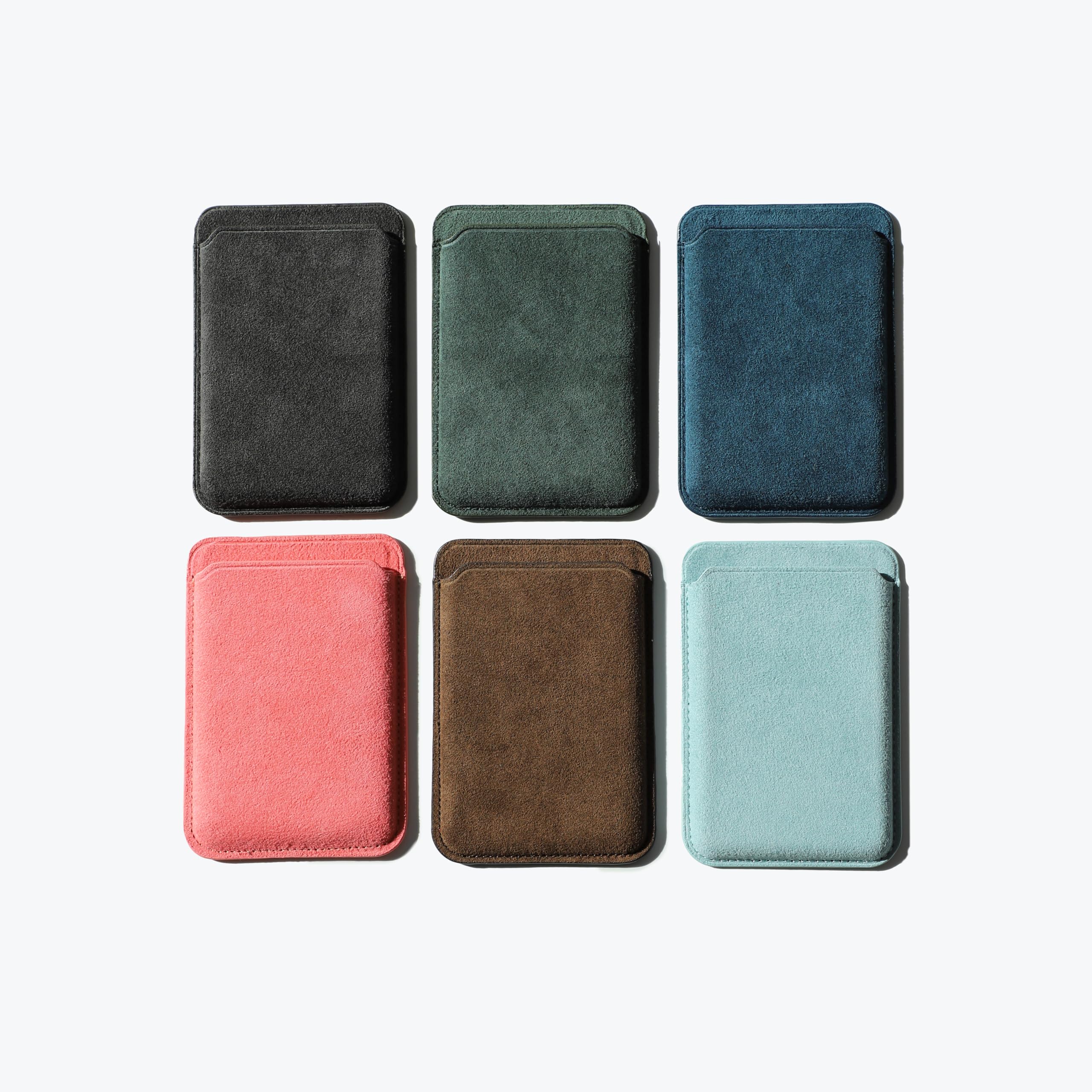 ALMA Alcantara Cardholder (Forest Green)