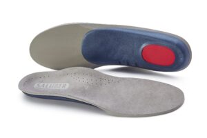 saluber h485-27 extra thick orthotic inserts for women and men for plantar fasciitis. imported insoles from italy - us w 9-9.5 / m 7-7.5 (eu 40)