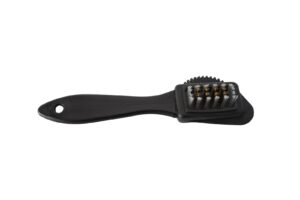 thinktnc triple black 4-way crepe suede, nubuck and leather cleaning conditioning brush