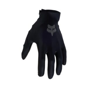 fox racing flexair mountain bike gloves, black, large