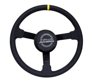 nrg innovations nrg-rst-380mb-a reinforced steering wheel 380mm alcantara 3 spoke, removable crushed pad, special 6 and 3 bolt pattern