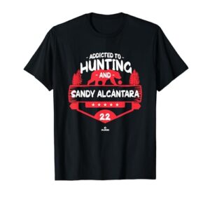 bear hunting and sandy alcantara miami mlbpa t-shirt