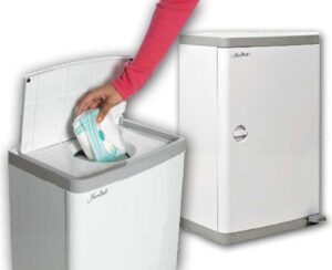 commercial diaper pail - 13 gallon capacity - odor free.