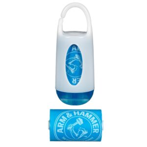 munchkin arm & hammer diaper bag dispenser & bags (blue)