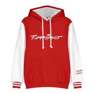 marllegebee tommyinnit baseball hoodie dream team smp merch long sleeve woman man sweatshirt couple clothes (wp07912,m)