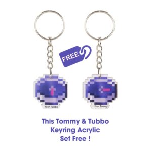 PORTHO Your Tubbo and Your Tommy friendship necklaces| Gifts for her, him, friends| Locket compass pair| myct, dream smp, funart, mine-craft| Tommy Tubbo keyring set FREE