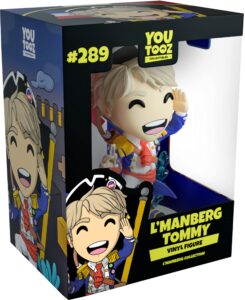 youtooz l'manberg tommy #289 4.8" inch vinyl figure, collectible gamer figure from youtooz: gaming collection