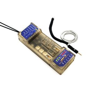 buddy rc lemon rx dsmp dsmx dsm2 compatible 10-ch telemetry stabilizer voltage probe receiver lmn0087vp