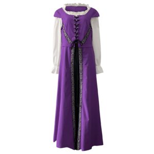 Medieval Costume For Women,Womens Witch Costumes Adult,Dsmp,Female Halloween Costume,Halloween Overalls Women,Medieval Renaissance Dress For Women