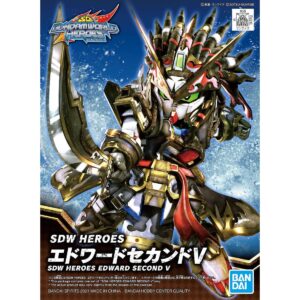 Bandai Hobby - SD Gundam World Heroes - Edward Second V, Bandai Spirits Model Kit