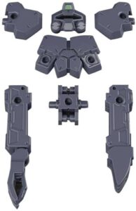 bandai hobby - 30mm - 1/144 option armor for base attack [rabiot exclusive/dark gray] (box of 12)