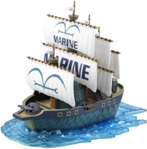 bandai hobby - one piece - 07 marine ship, one piece grand shipcollection