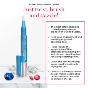 CONNOISSEURS Diamond Dazzle Stik, Jewelry Cleaner Solution Pen (Pack of 3)