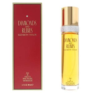 Elizabeth Taylor Women's Perfume, Diamonds and Rubies, Eau De Toilette EDT Spray, 3.3 Fl Oz