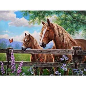 horse diamond painting art kits for adults and kids,5d diamond painting horse kits for adults and kids, diamond art horse kits for home wall decor 12x16inch