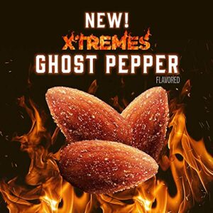 Blue Diamond Almonds XTREMES Ghost Pepper Flavored Snack Nuts, 6 Oz Resealable Cans (Pack of 1)