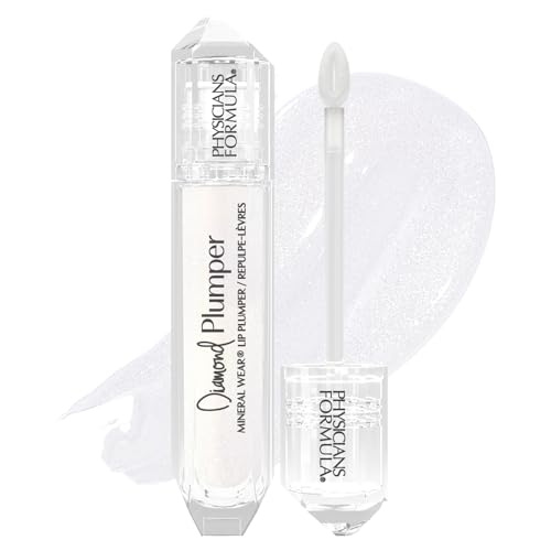 Physicians Formula Mineral Wear Diamond Lip Plumper Gloss, Dermatologist Tested, Diamond Marquise