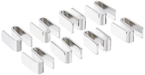 akro-mils akro-mils awshook8pk -connecting s hook for chrome wire shelf system - pack of 8(pack of 8)