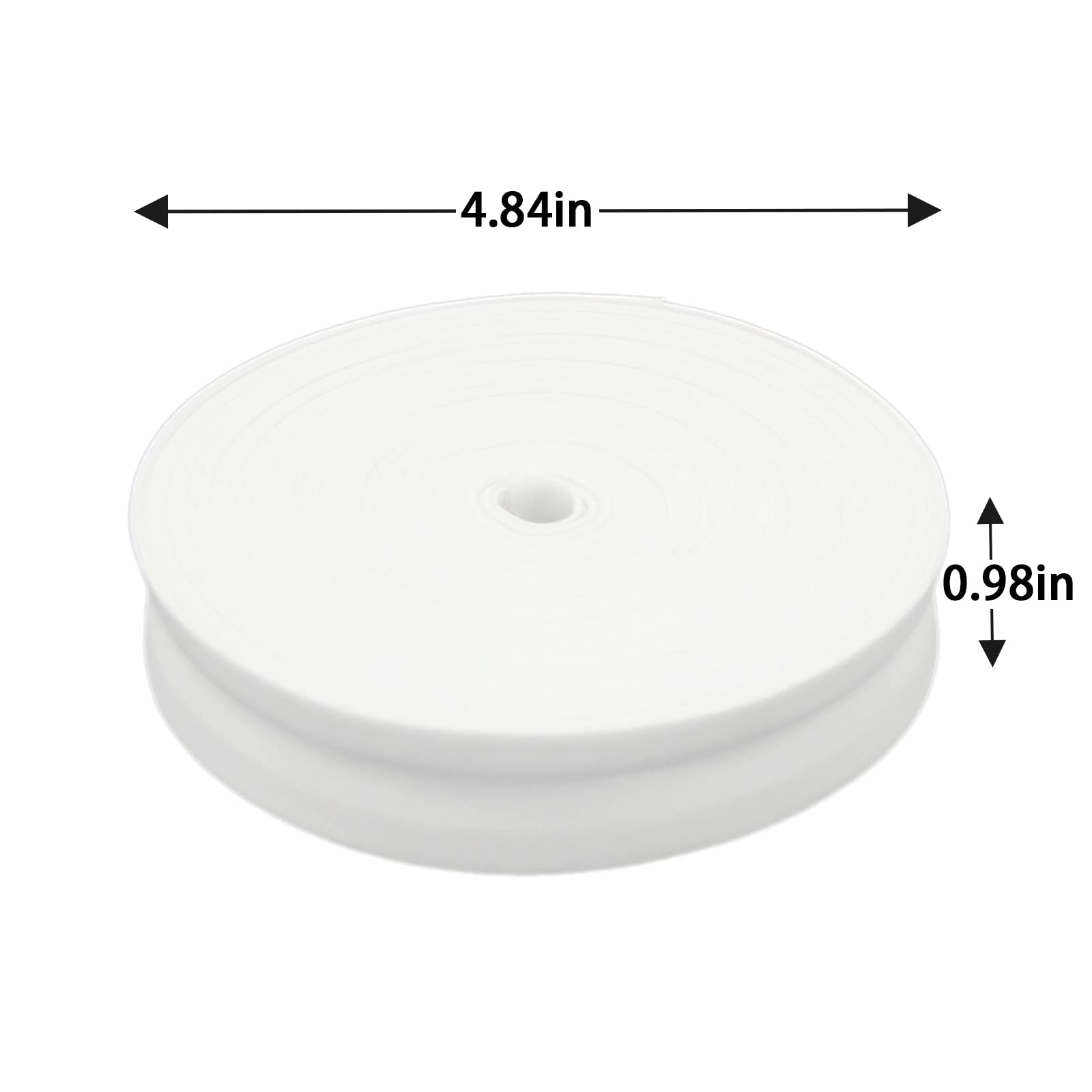 Mangocore Cotton Bias bindnig Tape,Size: 25mm, Width:1",2.5cm,30yds, DIY Garment Accessories wholesales (White)