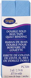 wrights delft double fold quilt binding 7/8" x3yd, 1 count (pack of 1)