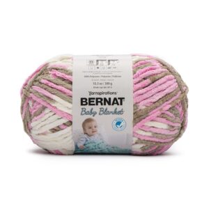 Bernat Baby Blanket Big Ball Little Roses