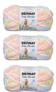 bernat baby blanket yarn (3-pack) pitter patter 161103-03616