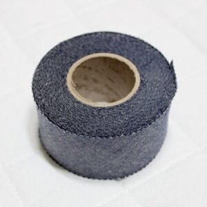 bias tape binding pre dyeing cotton trim 4cm solid bias cut (denim blue)