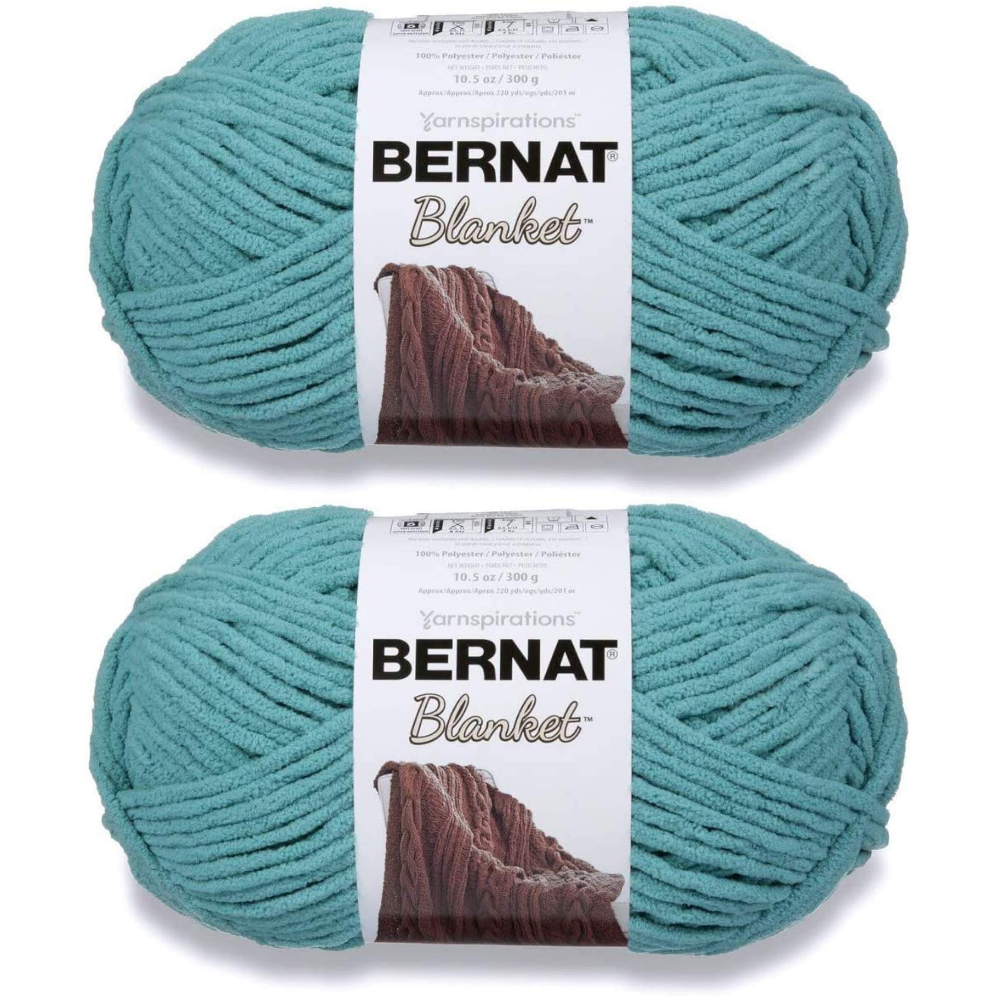 Bernat Blanket Big Ball Yarn (2-Pack) Teal 161110-10734