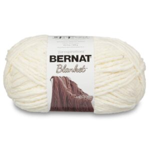 bernat blanket big ball yarn (10006) vintage white