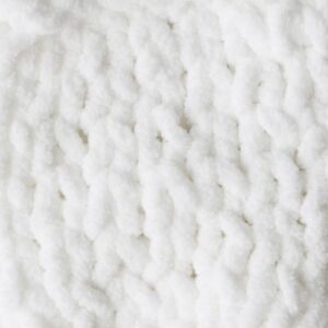 Bernat Baby Blanket Yarn, 3.5oz, Super Bulky 6 Gauge - White - Single Ball Machine Wash & Dry