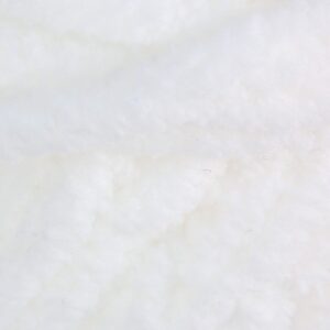 Bernat Baby Blanket Yarn, 3.5oz, Super Bulky 6 Gauge - White - Single Ball Machine Wash & Dry