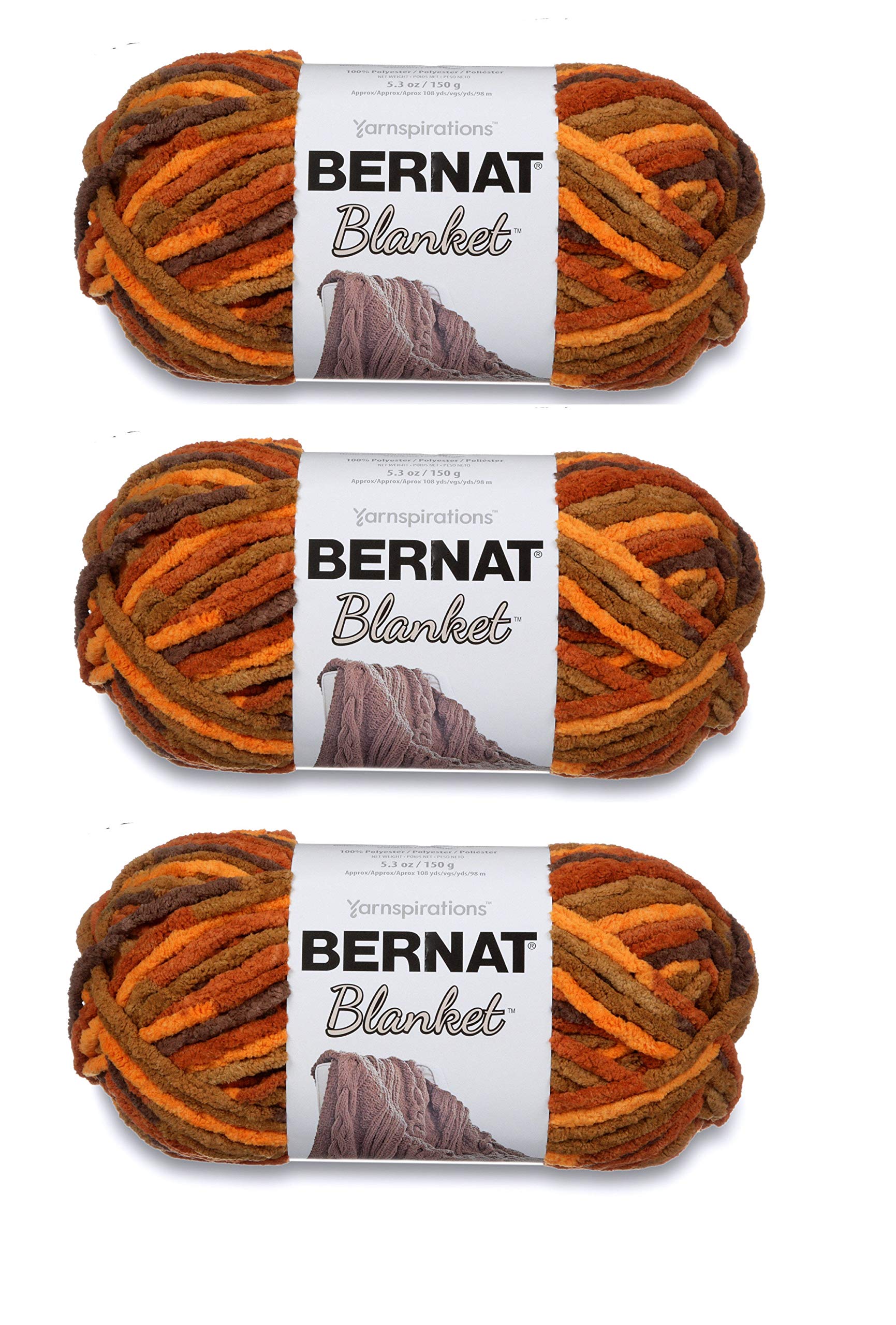 Bernat Blanket Yarn (3-Pack) Fall Leaves 161200-555