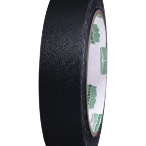 BookGuard 1 Inch Premium Bookbinding Repair Cloth Tape, 15 Yard Roll, Black