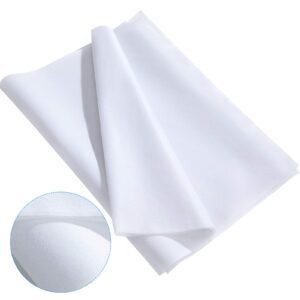 3 pieces fusible interfacing non-woven lightweight polyester interfacing (white, 20 inch x 3 yards)