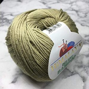 Himalaya Deluxe Bamboo, 3 Skein 300 Gram 820 Yard,Himalaya Yarn, Baby Yarn,Baby Blanket Yarn, Amgurumi Yarn, Velvet Yarn, Knitting Yarn,Deluxe Bamboo Yarn (124-32)