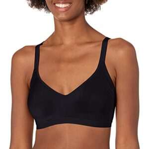 warner's women's blissful benefits underarm-smoothing with seamless stretch wireless lightly lined comfort bra rm3911w, black, xl