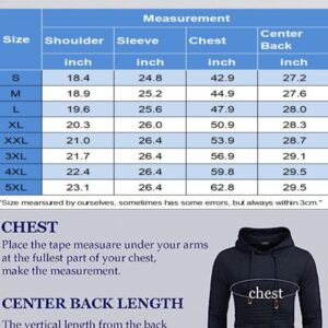 COOFANDY Men's Fashion Hoodies Sweatshirt Long Sleeve Workout Waffle Pattern Sweatshirts Solid Long Sleeve Pullover Black