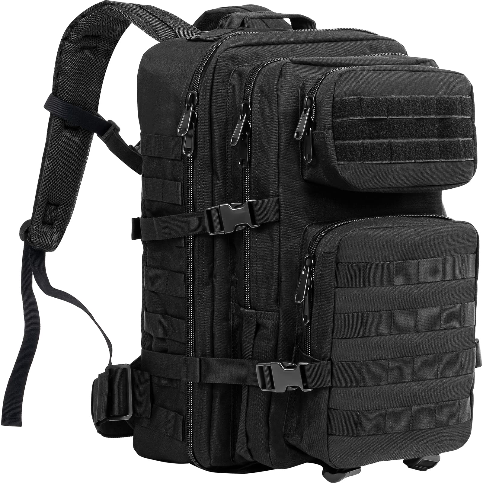 ProCase Tactical Backpack Bag 40L Large 3 Day Military Army Outdoor Assault Pack Rucksacks Carry Bag Backpacks -Black