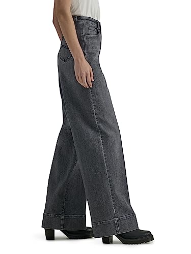 Lee Women's Legendary High Rise Trouser Jean, Blurred Darks