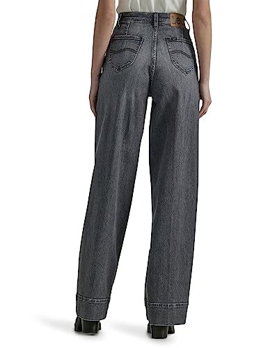 Lee Women's Legendary High Rise Trouser Jean, Blurred Darks