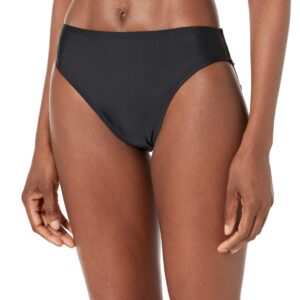 tommy hilfiger women's standard classic bikini bottom, black, medium