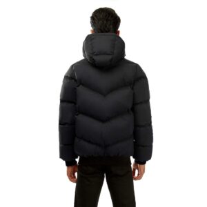 Triple F.A.T. Goose Reizen Puffer Jacket Men - Down Jacket Men - Mens Down Jackets Coats - Mens Down Jacket - Bubble Coat (Black, Medium)