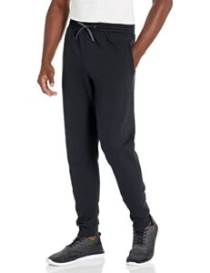 jerzees men's nublend fleece joggers & sweatpants, joggers-black, large